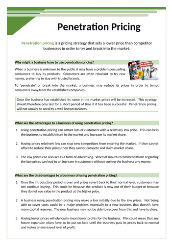 OCR GCSE 9-1 Business 2017 Spec - Unit 2: Marketing - Lesson 17-18 ...