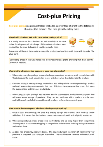 OCR GCSE 9-1 Business 2017 Spec - Unit 2: Marketing - Lesson 17-18 ...