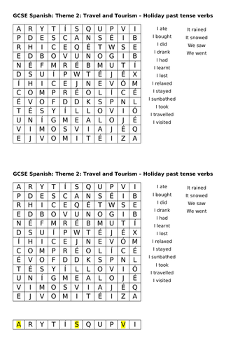 GCSE Spanish word searches Modules 1-4 | Teaching Resources