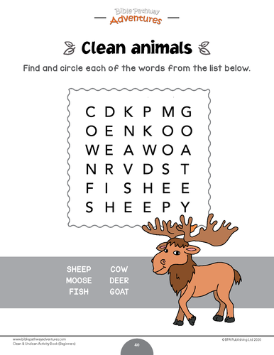Clean and Unclean Coloring Activity Book | Teaching Resources