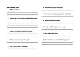Cambridge Science Checkpoint 1 Worksheets (Physics only) | Teaching ...