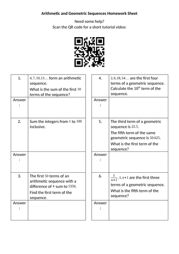 New Homework Sheets Bundle - December 2018 | Teaching Resources
