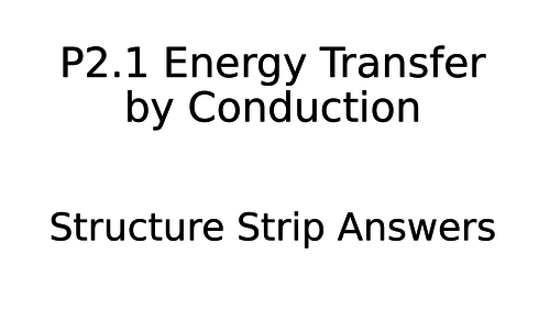 P2 - P4 Structure Strips and Answers | Teaching Resources