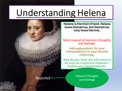 A Midsummer Night's Dream - Act 1 Scene 1 and Helena | Teaching Resources