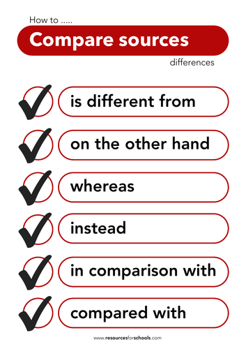 History connectives | Teaching Resources