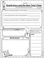 Shante Keys and the New Year's Peas Activity Sheets *Print and Go ...