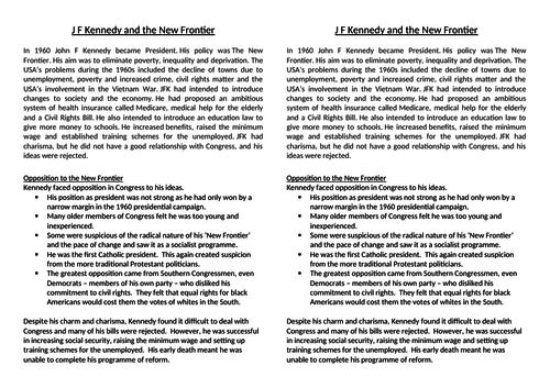 JFK and the New Frontier | Teaching Resources
