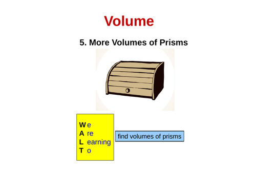 Volumes of 3D Shapes | Teaching Resources