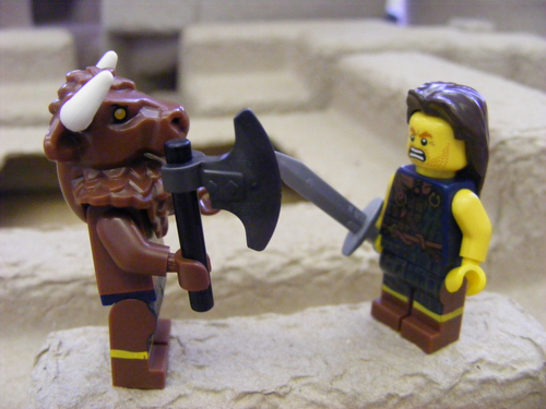 Theseus and the minotaur fight | Teaching Resources