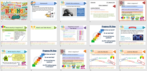 RS / PSHE What is Happiness? Whole Lesson and Resources | Teaching ...