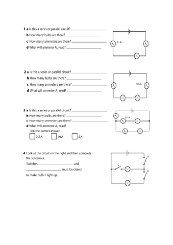 Series & Parallel Circuits | Teaching Resources