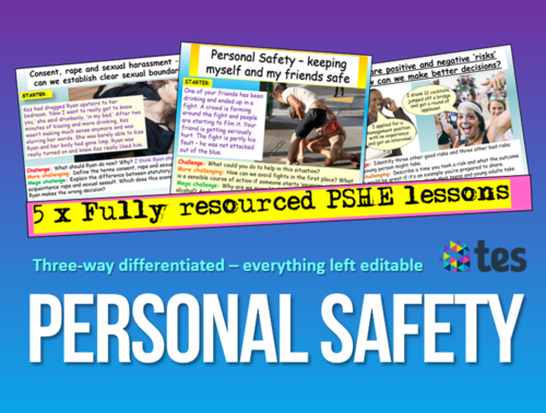 Personal Safety | Teaching Resources