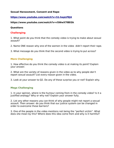 Personal Safety | Teaching Resources