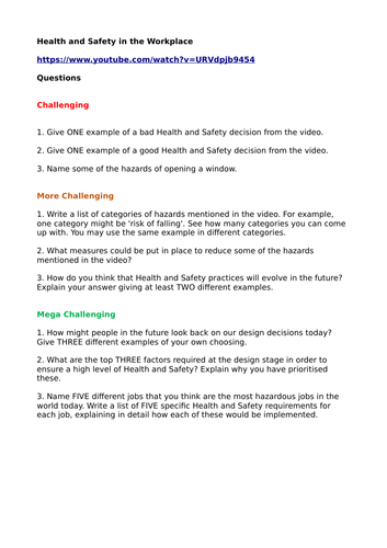 Personal Safety | Teaching Resources