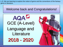 AQA A Level Language and Literature - The Lovely Bones (AO1, AO2 and ...