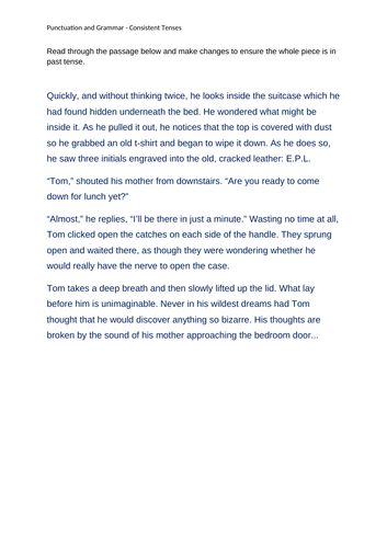 Four easy to use proof-reading for tenses tasks | Teaching Resources