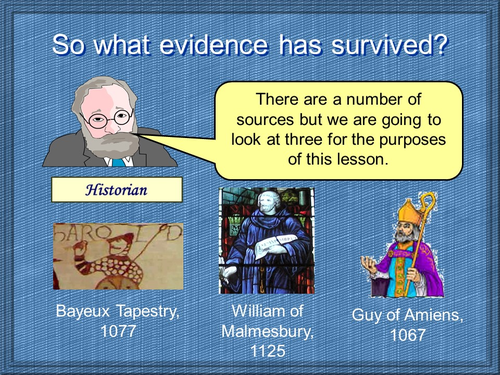 How did King Harold die - Source Analysis | Teaching Resources