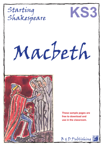 Starting Macbeth Scheme of Work Sample Pages | Teaching Resources