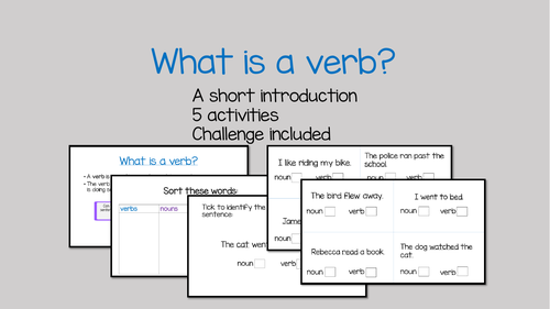 Verbs introduction year 2 | Teaching Resources
