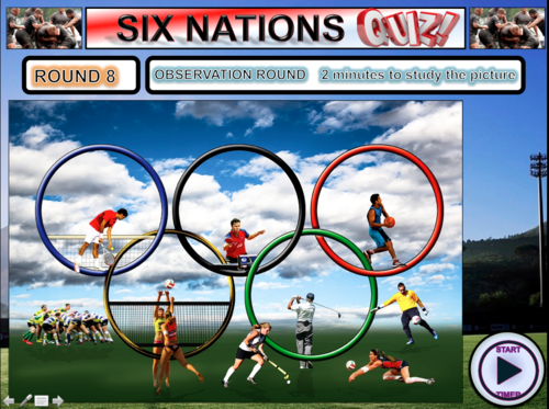 Six Nations Rugby Quiz | Teaching Resources