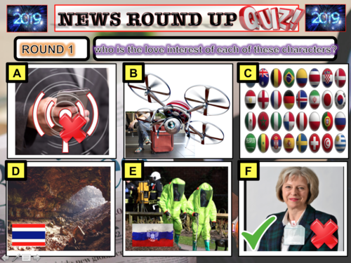 News Quiz End of Year | Teaching Resources