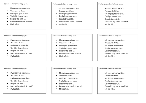 KS3 Descriptive Writing - The Senses | Teaching Resources