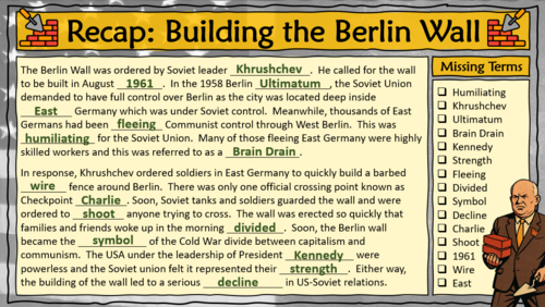 Berlin Wall Fall & Soviet Collapse - GCSE History Edexcel - Cold War ...