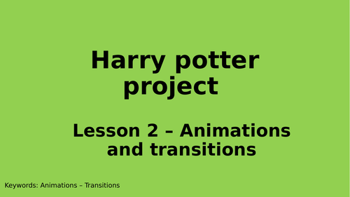 KS3 ICT, Computing. 4 lessons based on Harry Potter story project ...