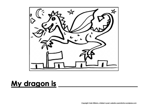 Dragon Writing/Colouring Bundle - EY-Y2 | Teaching Resources