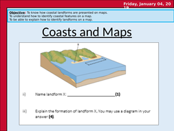 Geography Lesson- Coasts and Map Skills | Teaching Resources
