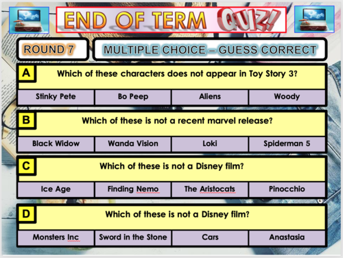 Summer Quiz End of Year | Teaching Resources