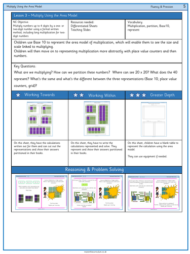 Year 5– Week 1 – Multiplication & Division Differentiated Worksheets ...