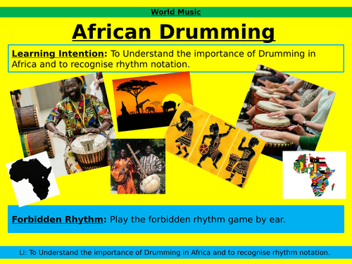 KS3 African Drumming Unit of Work with Resources | Teaching Resources