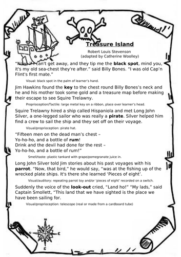 Treasure Island Sensory story | Teaching Resources