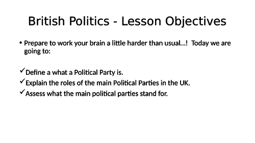 British Politics - A simple guide for A Level and GCSE Media (Eduqas ...