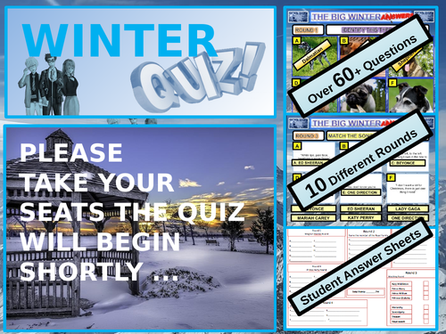 Tutor time activities - January | Teaching Resources