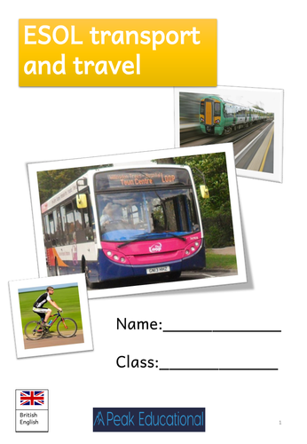 ESOL/ESL/EFL/EAL Transport and Travel | Teaching Resources