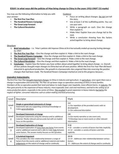 How did Mao establish an authoritarian state? | Teaching Resources