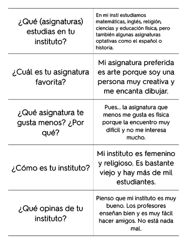 GCSE Spanish 9-1 Speaking on Theme 3 Current and future studies and ...