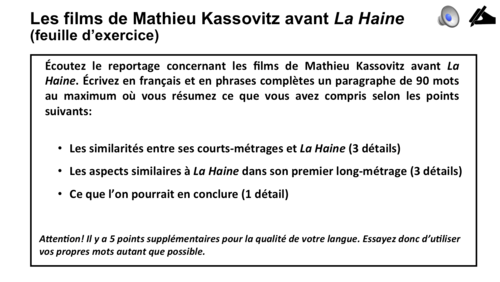 La Haine- Movie Study/ Etude du film- Les influences- A Level French ...