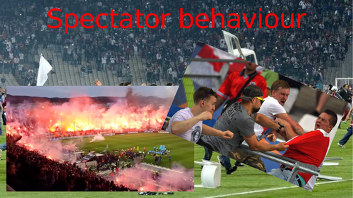 Spectator Behaviour | Teaching Resources