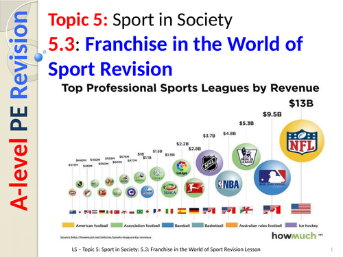 A-level PE Edexcel New Spec 2016: Topic 5 Sport & Society Revision ...