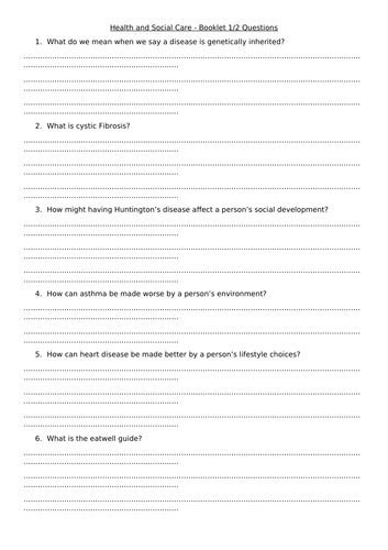 Level 2 HSC Unit 3 EXAM | Teaching Resources