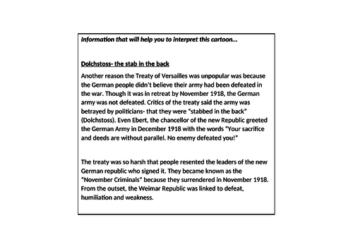 The early challenges to the Weimar Republic, 1919-23 | Teaching Resources