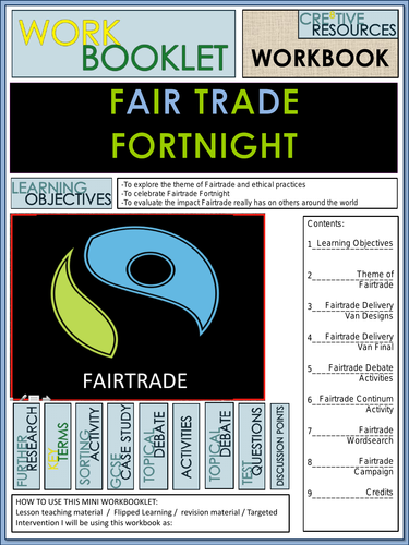 Geography Fairtrade Work From Home Booklet | Teaching Resources