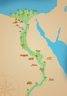 Ancient Egypt Map | Teaching Resources