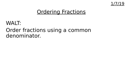 Fractions Bundle: Equivalence, Ordering and Adding. | Teaching Resources