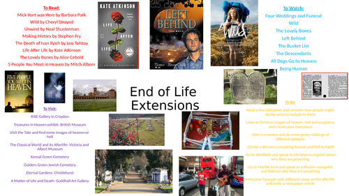 Year 9 End of Life- intro to GCSE style lessons | Teaching Resources
