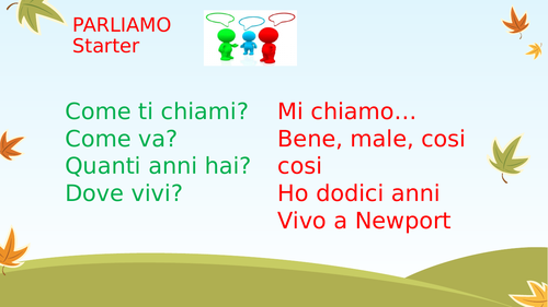 KS3 Italian Le materie school subjects | Teaching Resources