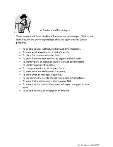 Year 6 Maths Booster sessions | Teaching Resources